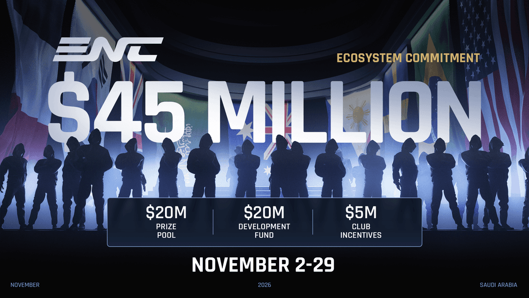 Esports Nations Cup 2026 Unveils $45 Million Prize & Development Fund