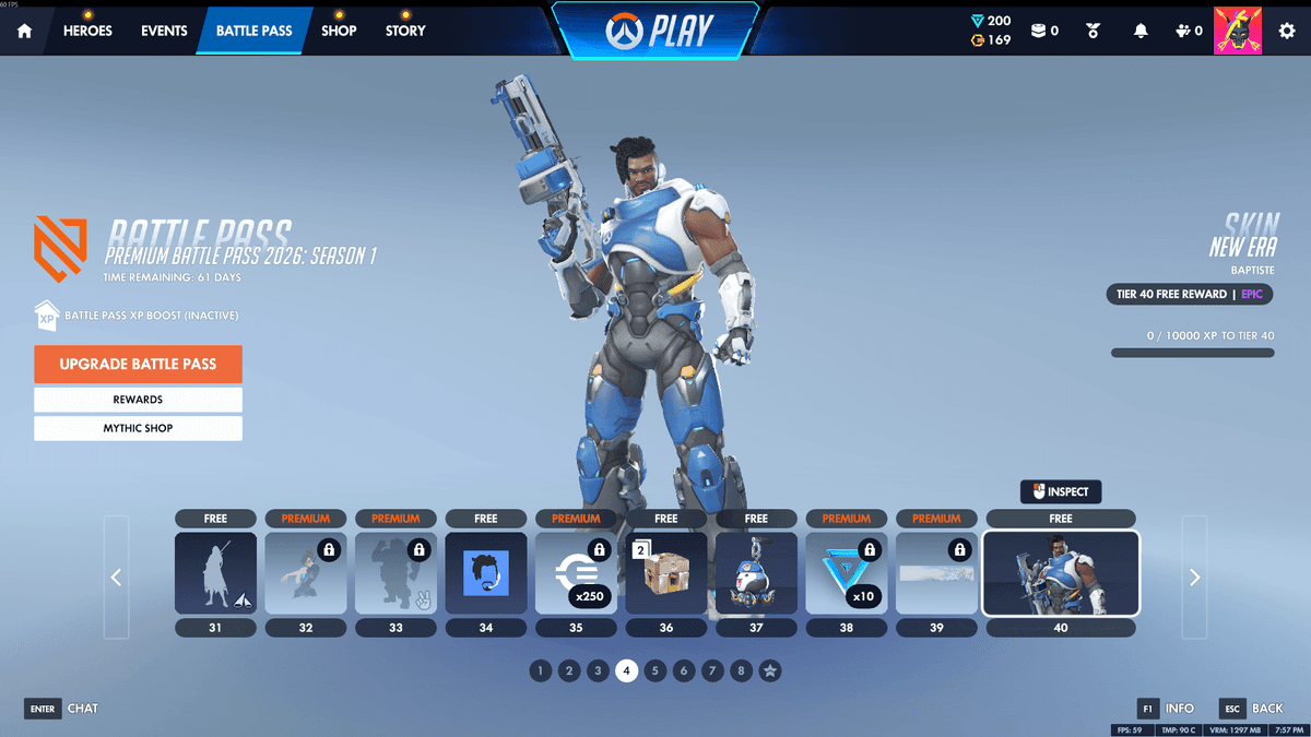 Overwatch Season 1 (2026): All Battle Pass Rewards