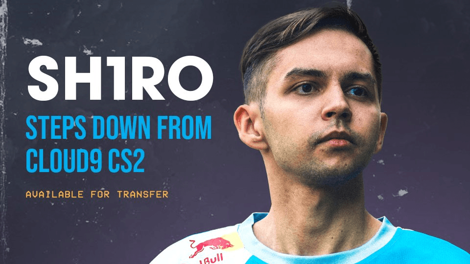 Sh1ro decides to part ways with Cloud9's CS2 roster