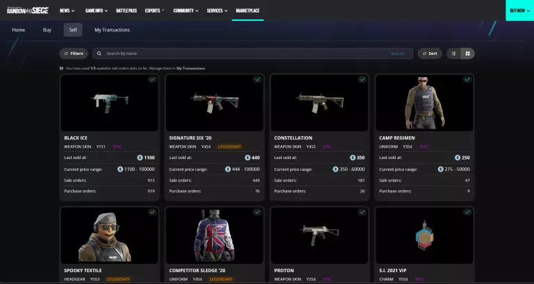 Rainbow Six Siege Marketplace: Everything You Need to Know